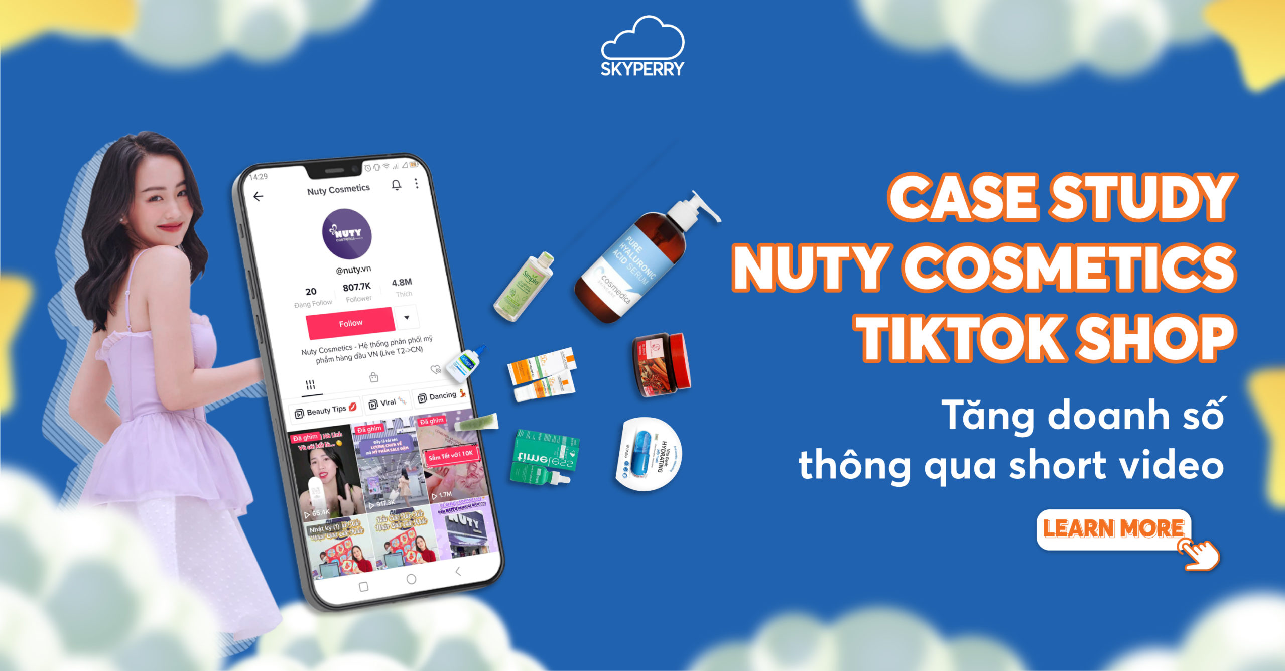 Case study Nuty Cosmetics: Boosting Sales Via Short Videos